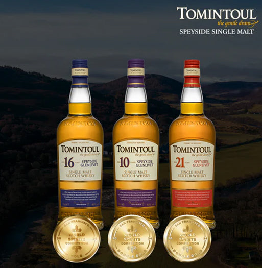 Tomintoul wins Gold at 2024 San Francisco World Spirits Competition